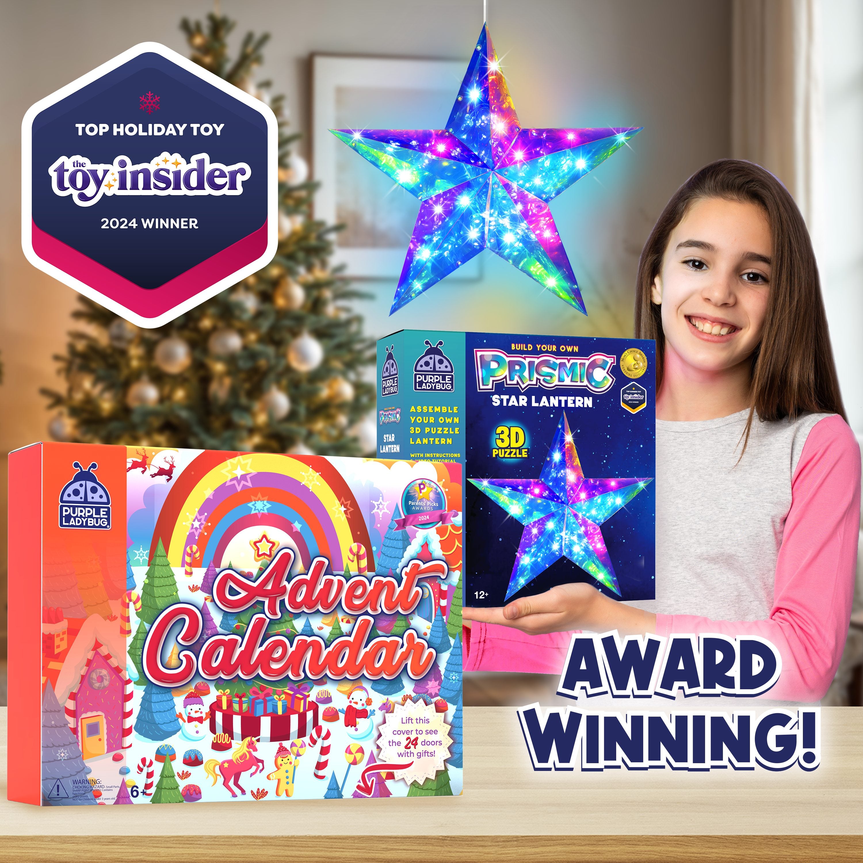 Top Holiday Toys 2024: Purple Ladybug Advent Calendar & Prismic™ Star ...