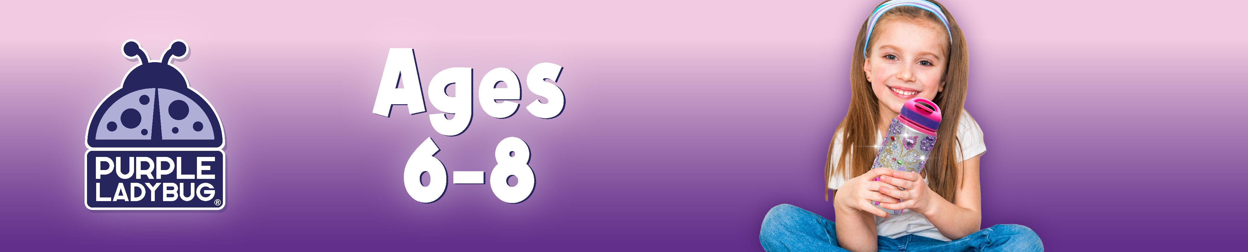Ages 6 - 8 Years Old – Purple Ladybug