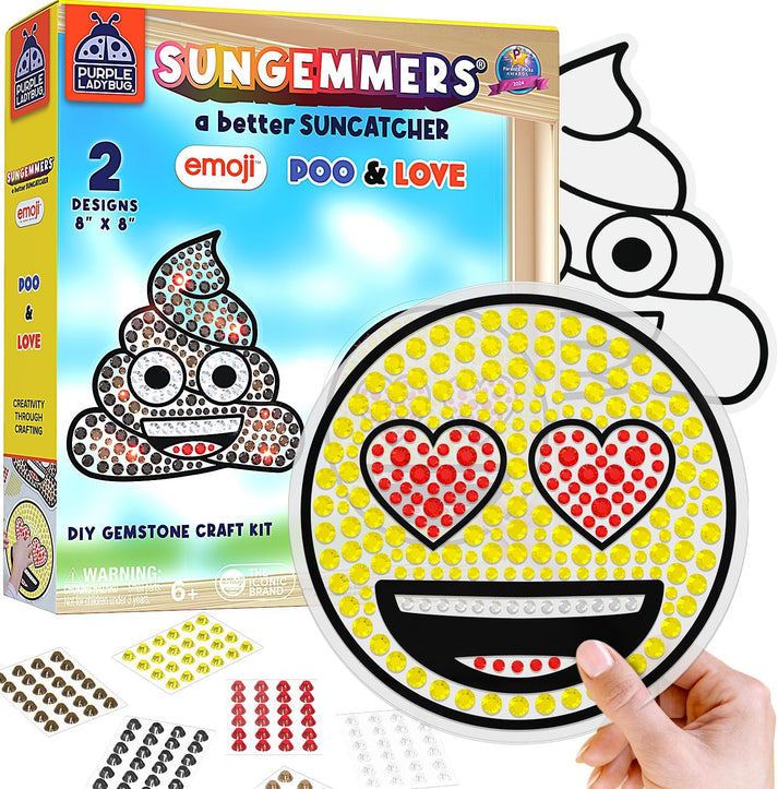 SunGemmers: Emoji Poo & Love Designs – Purple Ladybug