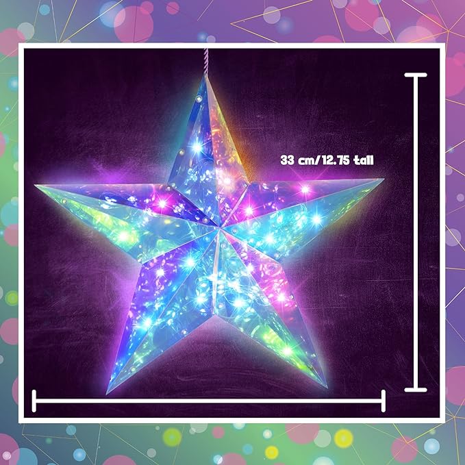 PRISMIC 3D Puzzle Lantern - STAR – Purple Ladybug
