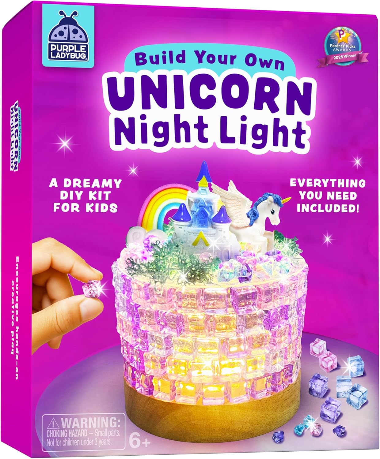 Build Your Own Unicorn Night Light Kit – Purple Ladybug