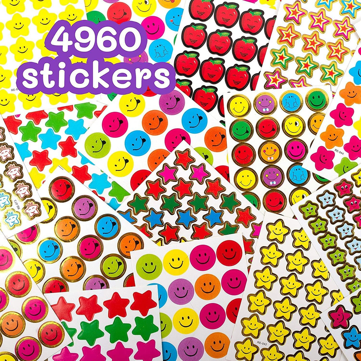 4960 Teacher Stickers Mega Pack – Purple Ladybug